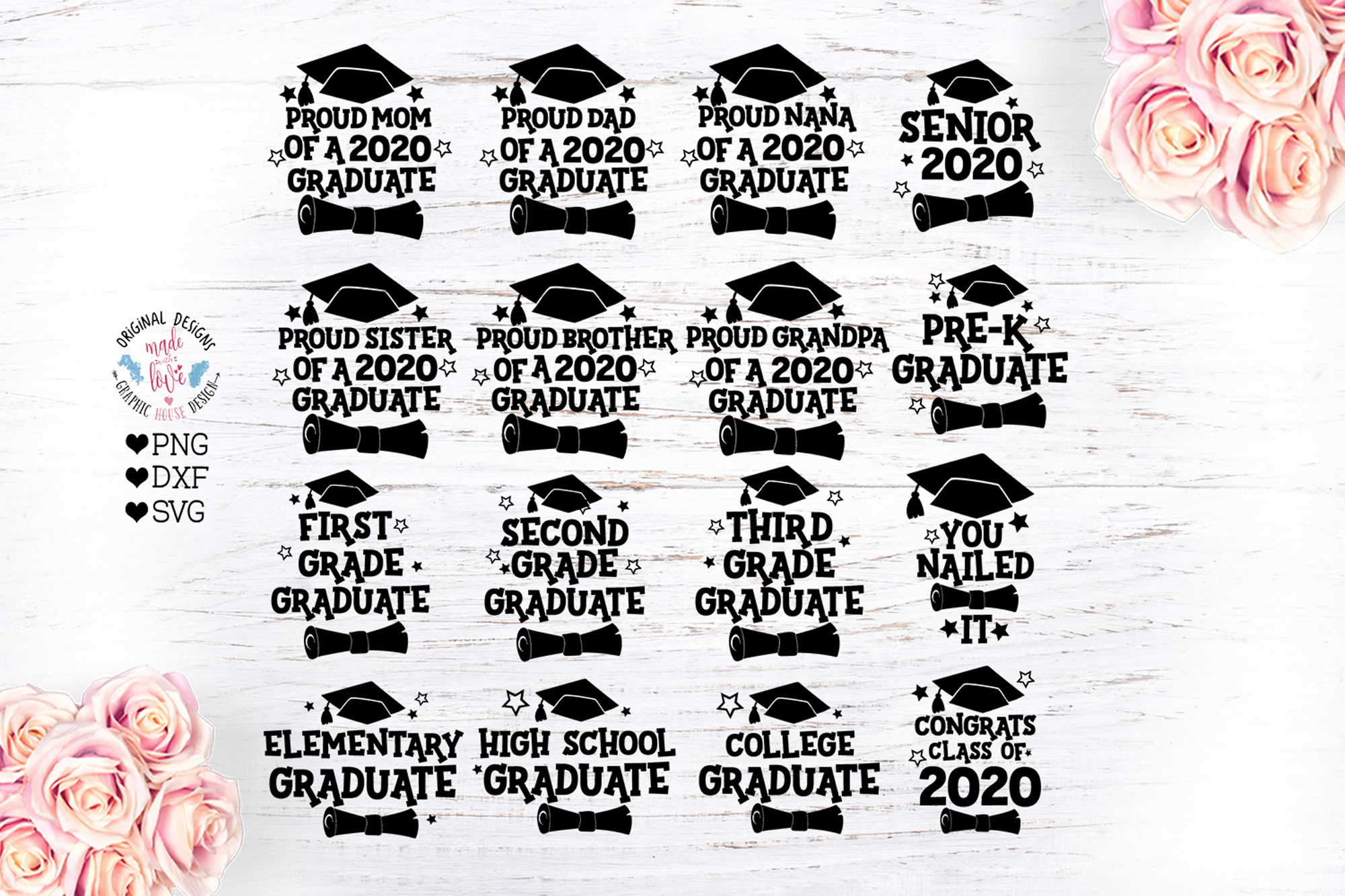 2020 Graduation bundle, an Education Illustration by Graphic House ...