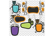 Halloween Frame ClipArt, an Illustration by YenzArtHaut | Creative Market