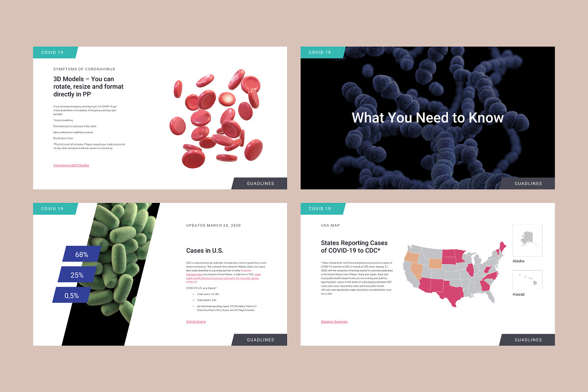 Covid 19 Corona PowerPoint Template, a Presentation Template by ...