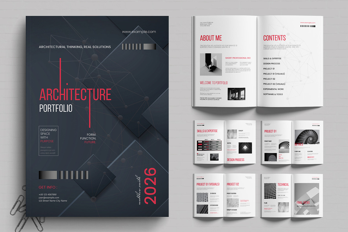Architecture Portfolio Layout