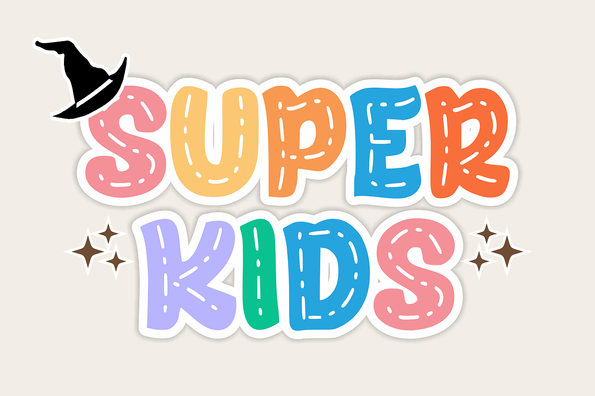Magic School - Cartoon Font Types, a Font by AMC STUDIO