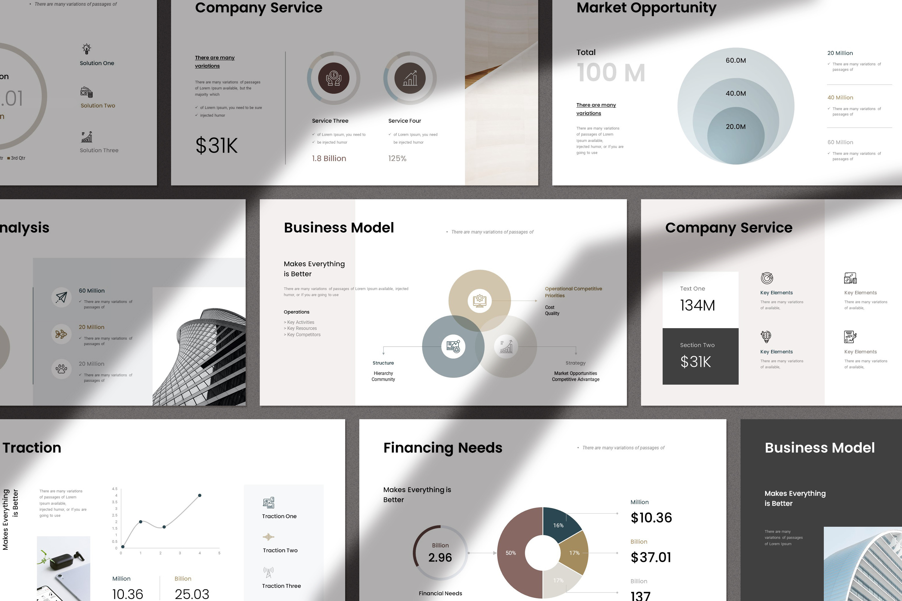 Business Pitch Deck Keynote Template, a Presentation Template by SparkPro