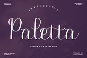 Paletta Script Fonts, a Script Font by mahstudios | Creative Market