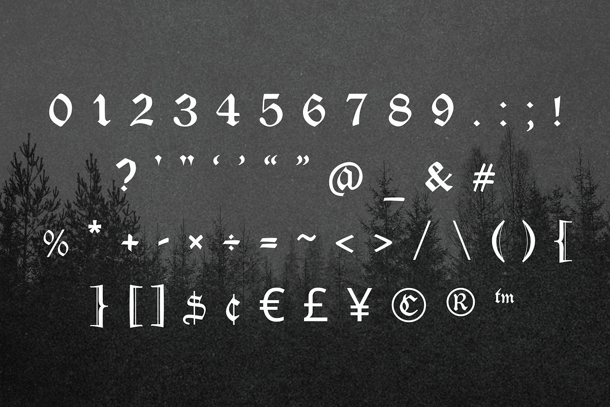 Infernal Grimoire Fantasy Font