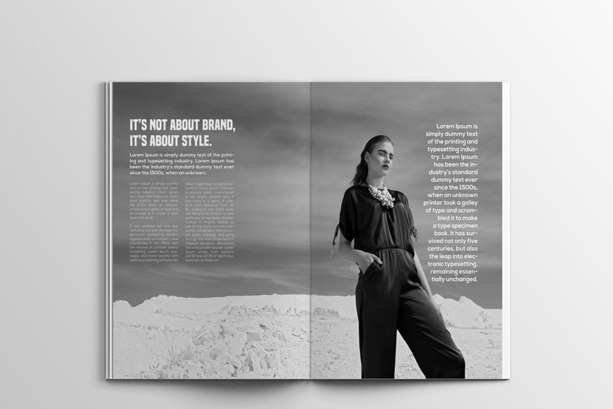 Divider Magazine Templates, a Magazine Template by MRI STUDIO