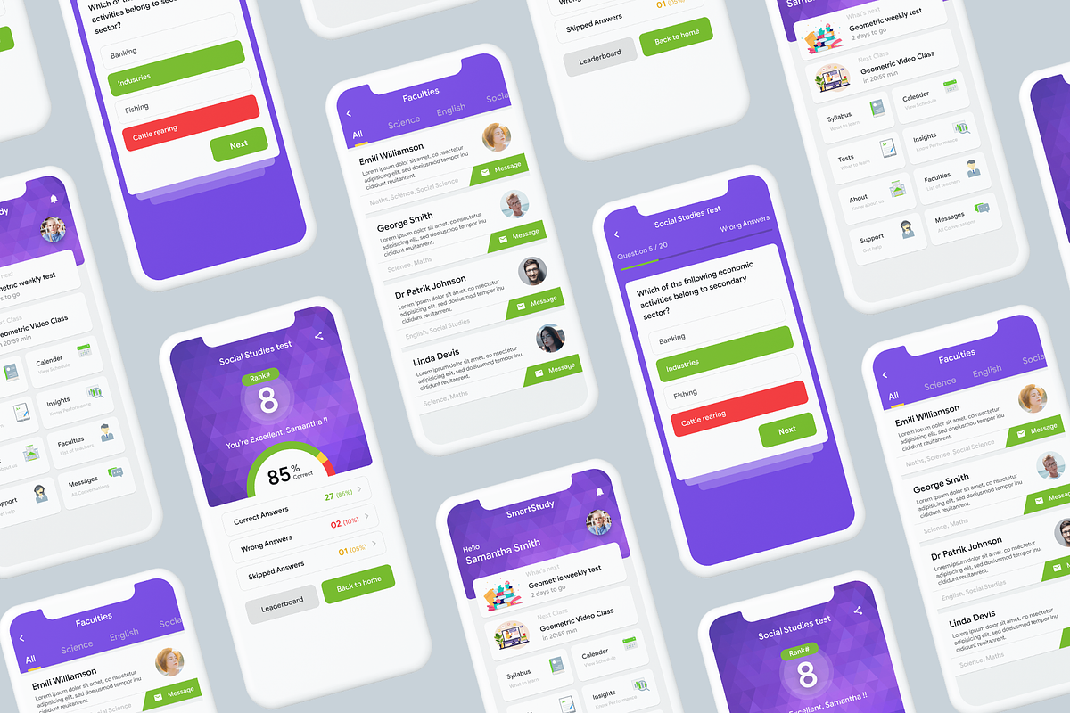 Class App Coaching App | SmartStudy | Creative Market