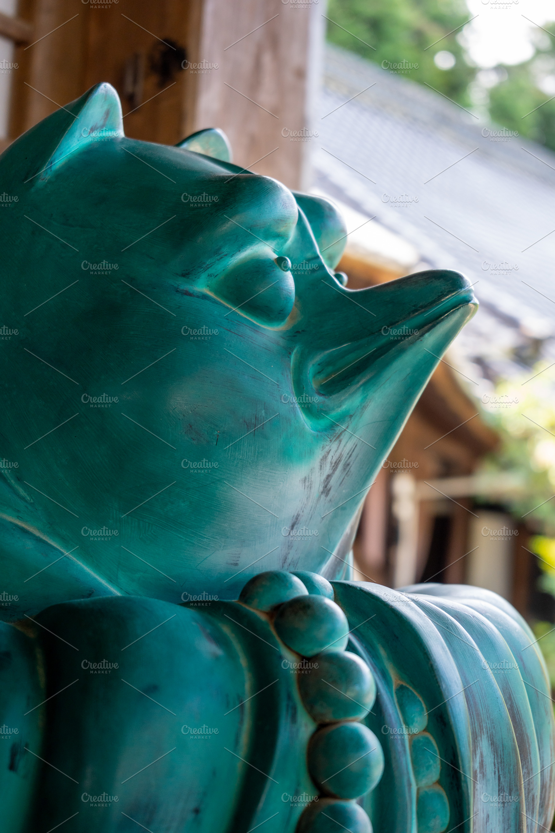Tanuki statue at Daisho-in Temple, Miyajima Island, Japan, an ...