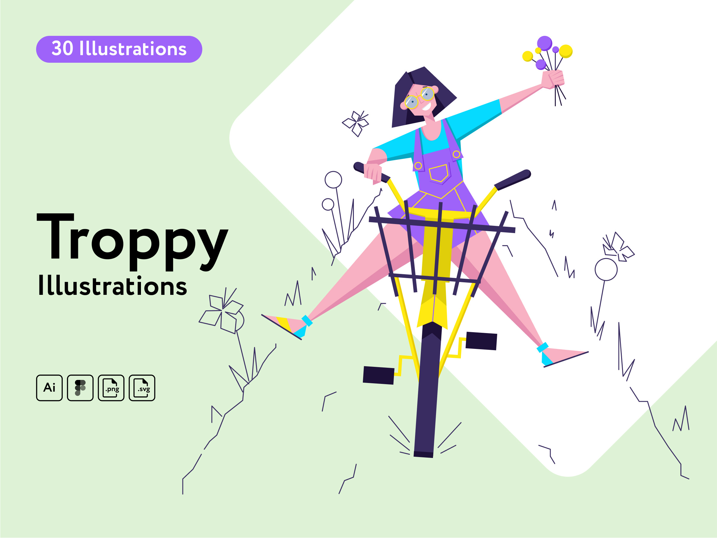 Troppy Travel Illustrations | Creative Market