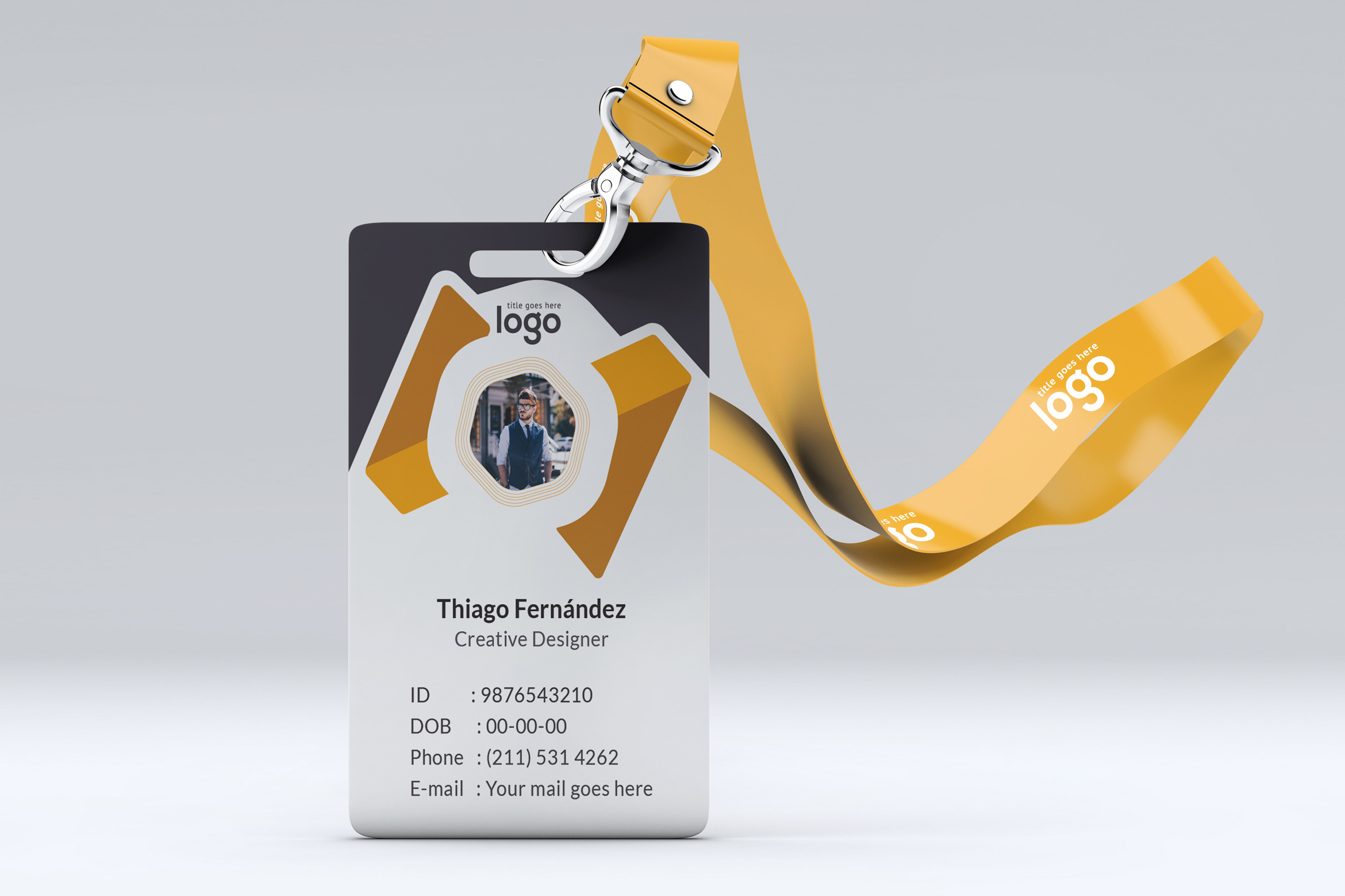 ID CARD, a Stationery Template by ZAAS