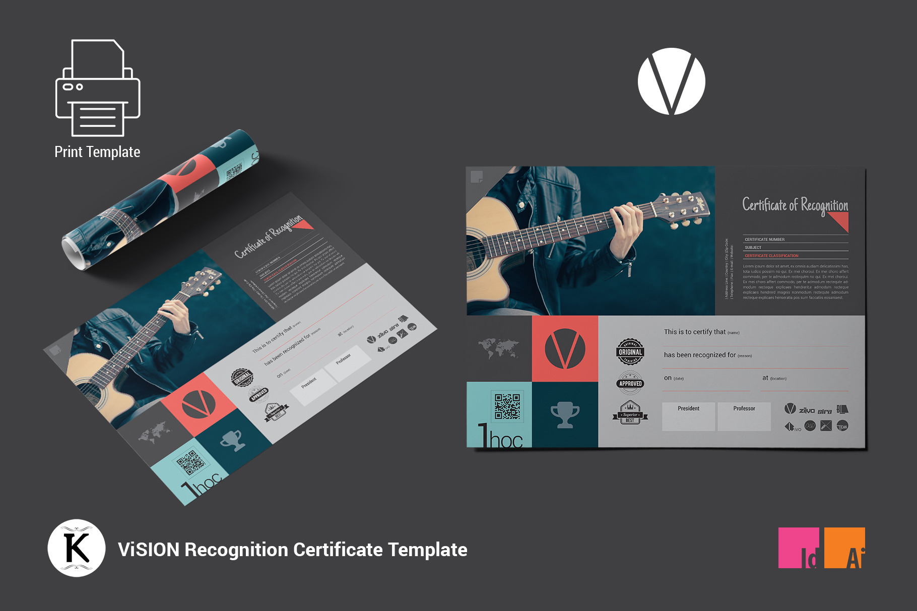 ViSION Recognition Certificate