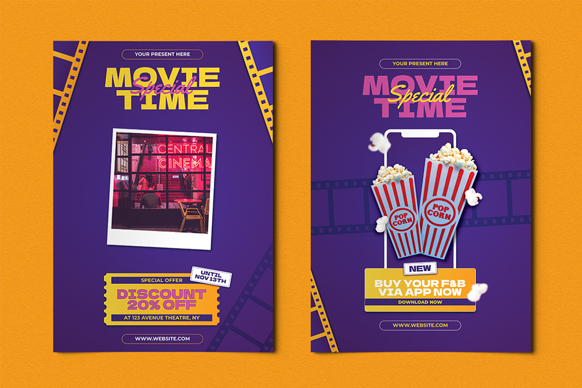 Pokan - Movie Flyer, a Flyer Template by Attype