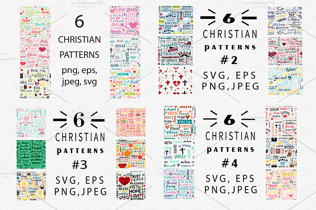 BUNDLE 30 CHRISTIAN PATTERNS