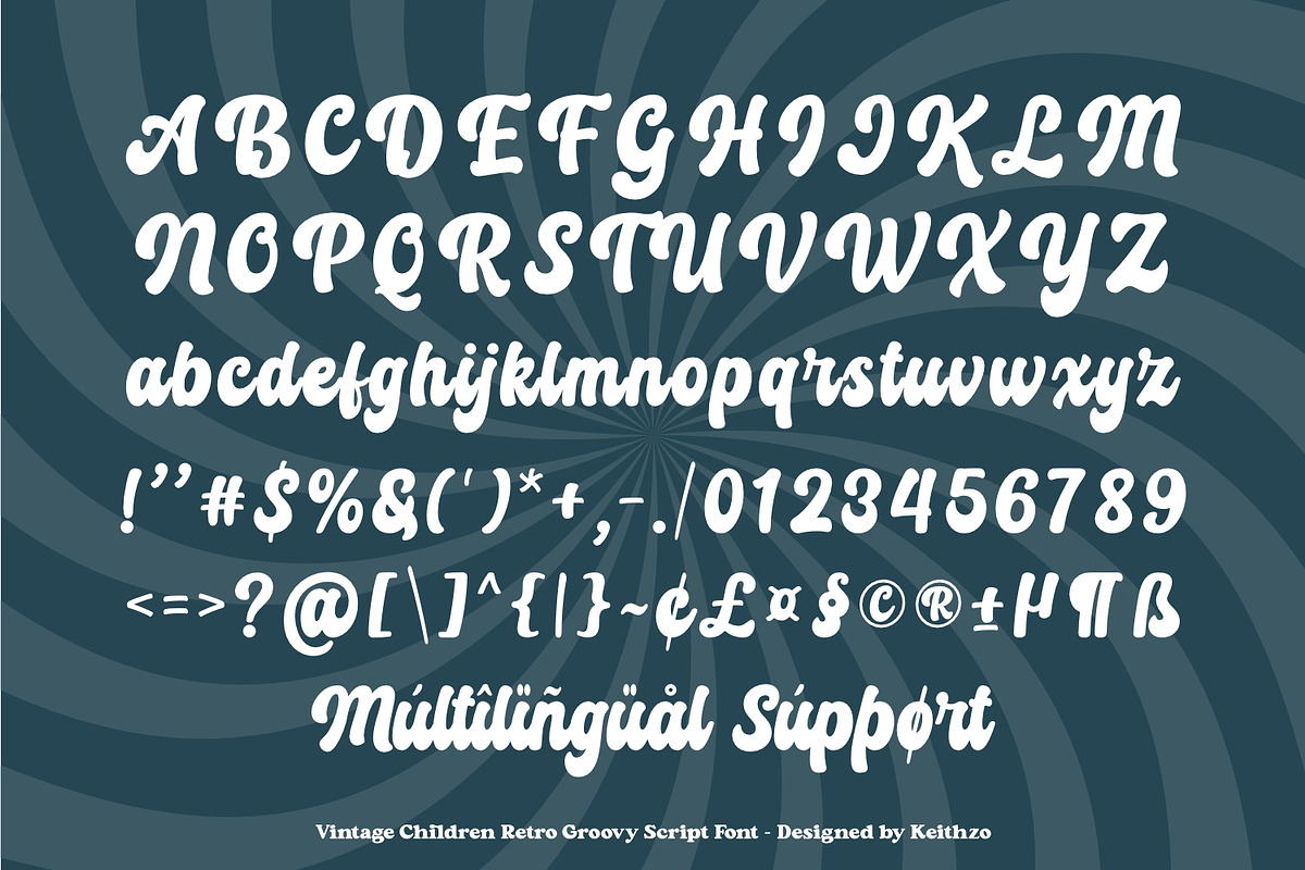 Vintage Children - Script Font | Creative Market