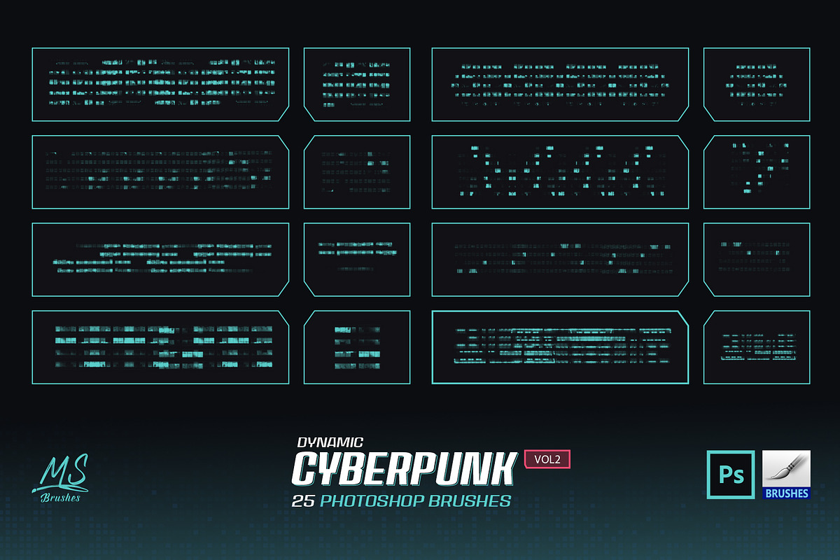 Dynamic Cyberpunk Brushes v2
