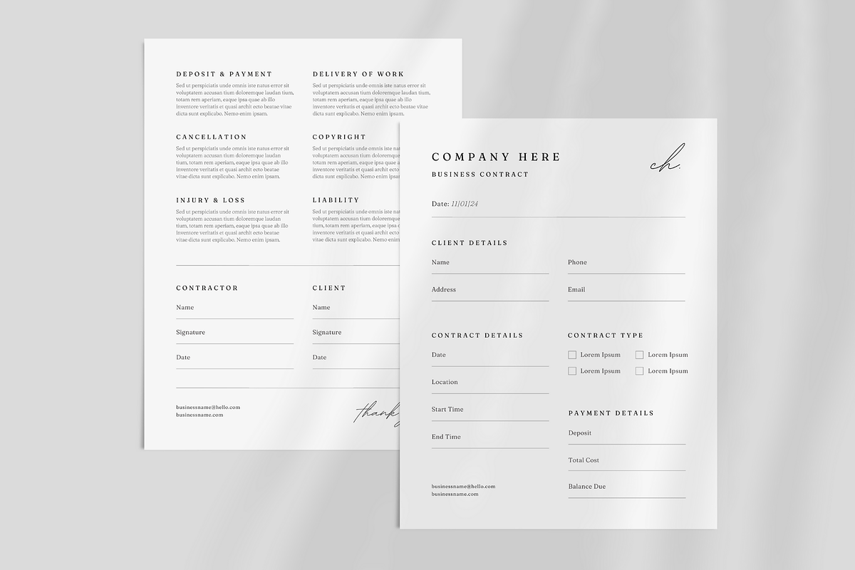 Small Business Template Bundle Canva, a Stationery Template by ...