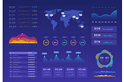 Dashboard template. Ux ui analytics, a Background Graphic by Valerie Bodnar