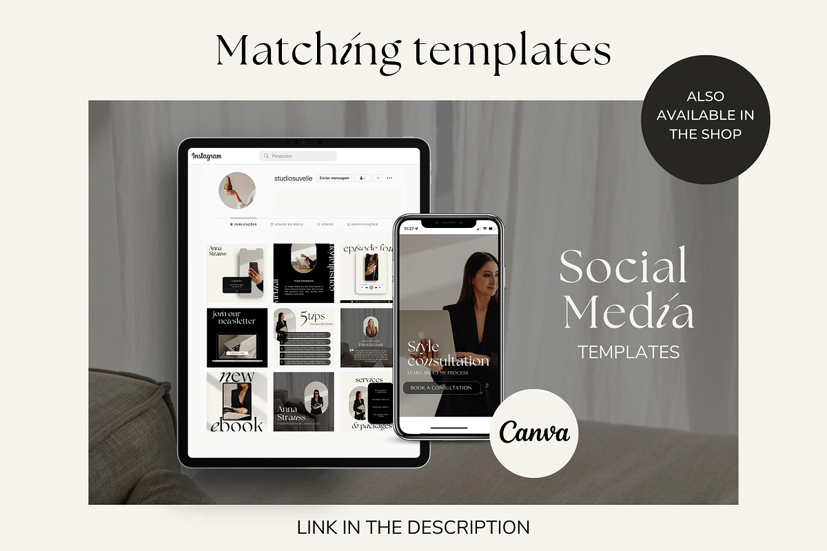 Sales Page Canva Template, a Landing Page Template by Studio Suvelle