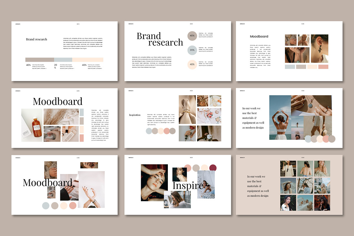 Monaco - Google Slides Template, a Presentation Template by Mox Design