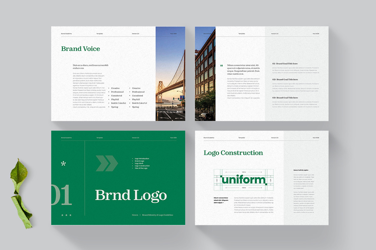 Brand Guidelines | Canva & InDesign, a Brochure Template by HiveArts