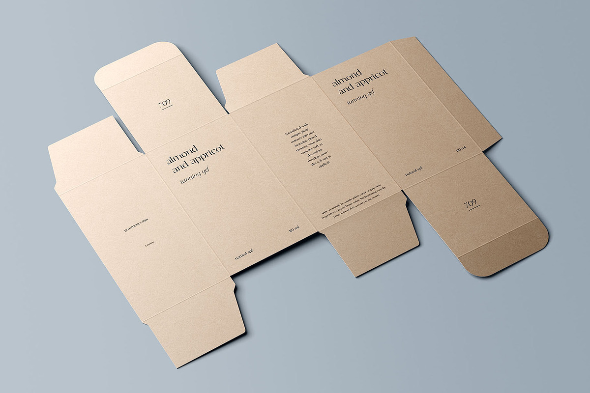 Unfolded Rectangle Box Mockup, a Packaging Mockup by Graphic Pear