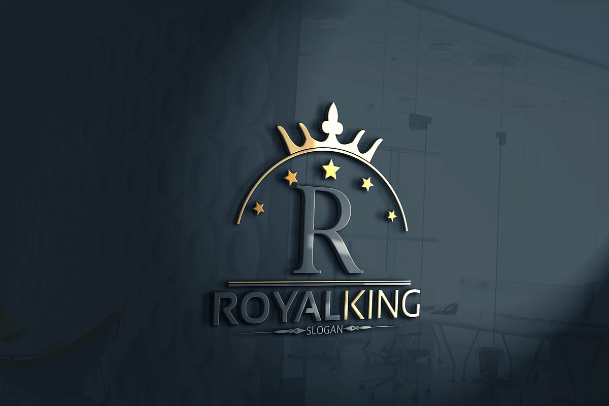Royal King Logo, a Branding & Logo Template by Josuf Media | Creative ...