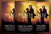 Faith Church Flyer, a Flyer Template by KiraYamato Design Studio