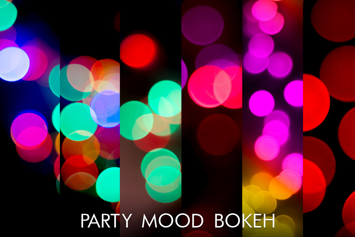 Party Mood Bokeh Ps Overlays, a Plug-in Add-On by FixThePhoto