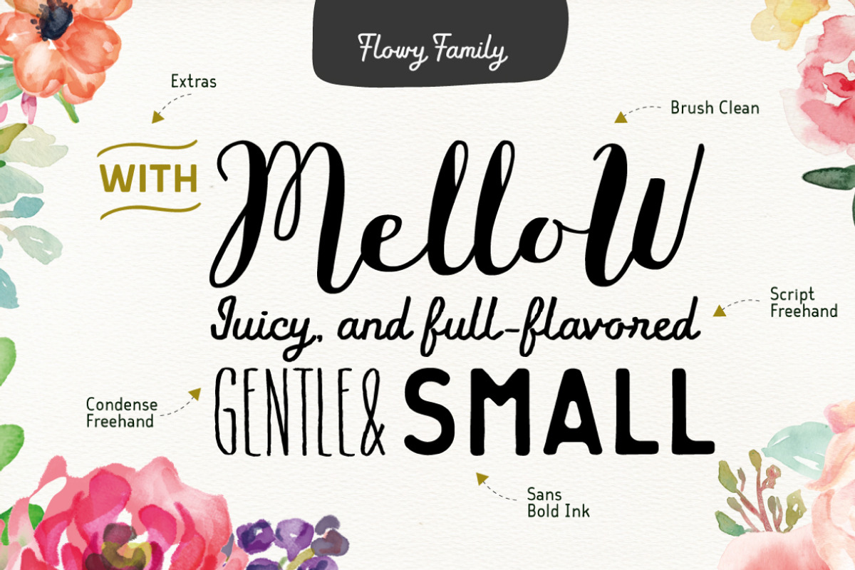 Flowy, a Script Font by Typesketchbook Foundry