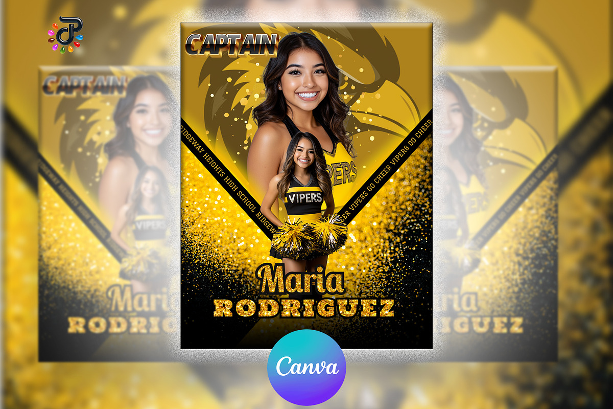 Sports Game Day Canva Flyer Template