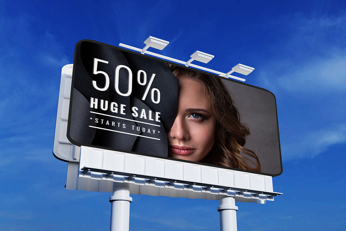 Billboard Mockup, an Advertising Mockup by VictorThemes | Creative Market