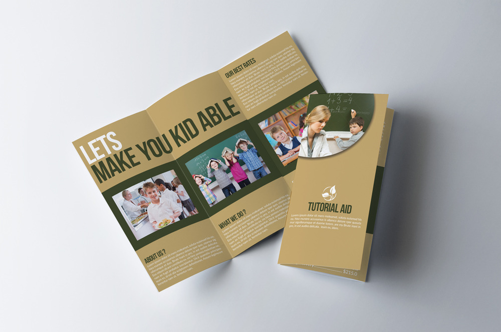 Tri Fold Education Brochure, a Brochure Template by Business Flyers