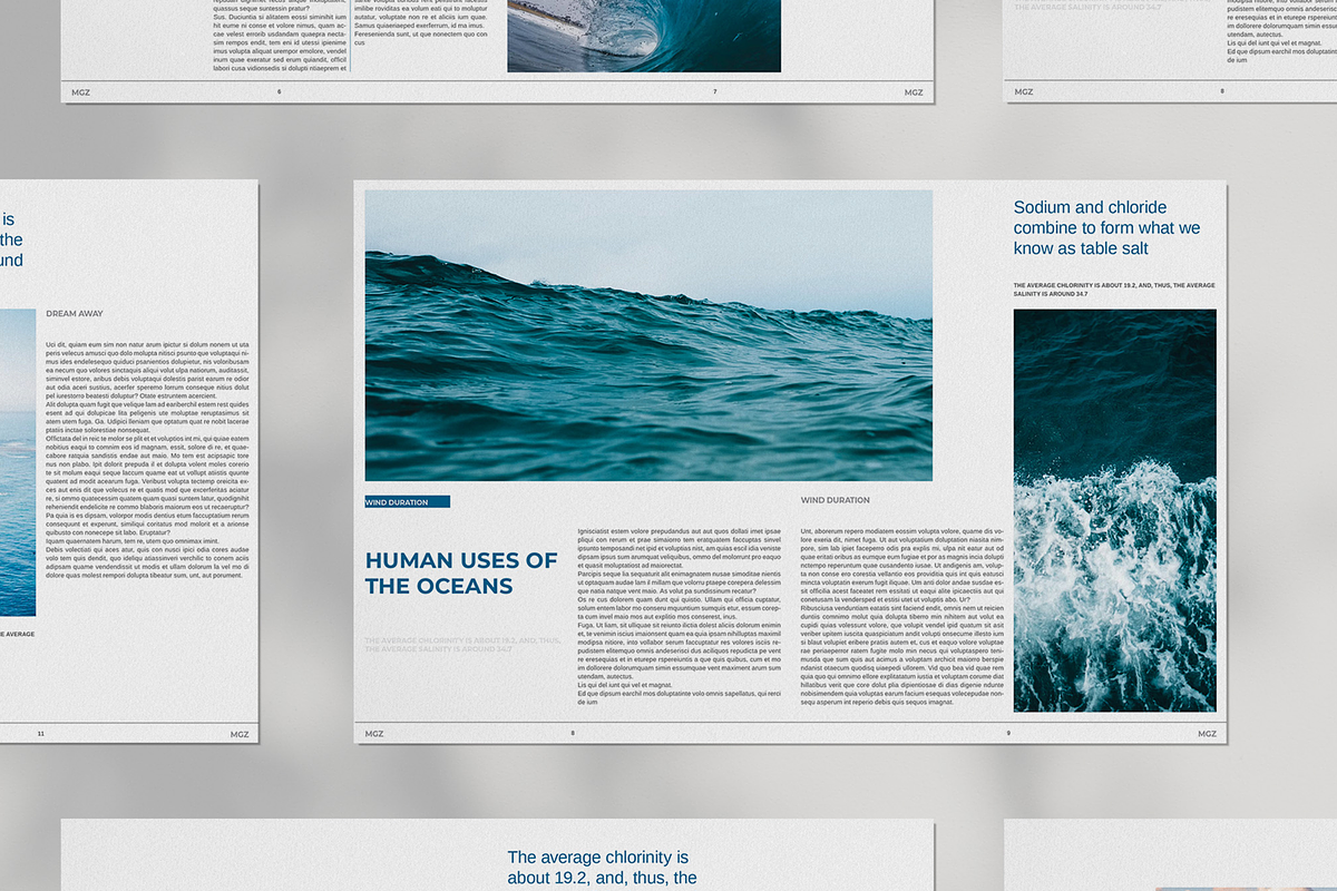 Nature Magazine Layout, a Magazine Template by Boris Cupac