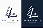 Monogram icon logo LL, a Branding & Logo Template by idesign_4u