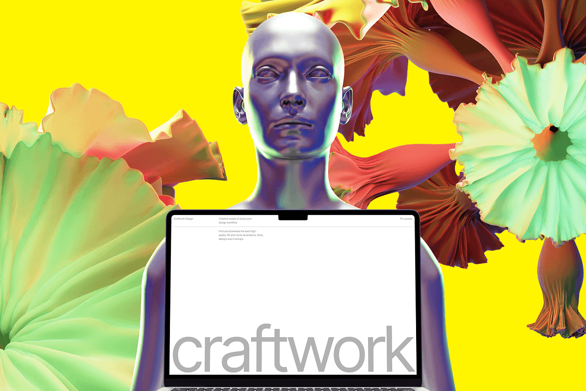 Liquid MacBook Air M2 Mockups, a Mac Mockup by Craftwork