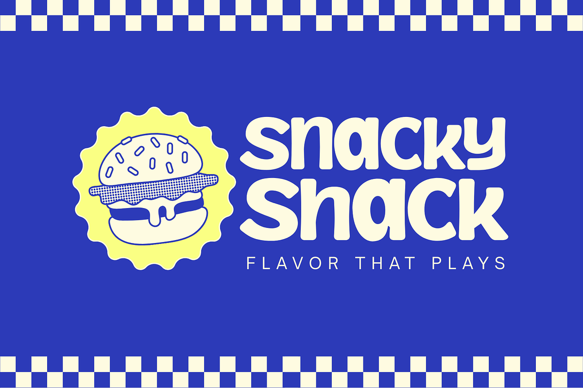 Boer Food - Logo Extrude Font, a Sans Serif Font by Nirmana Visual