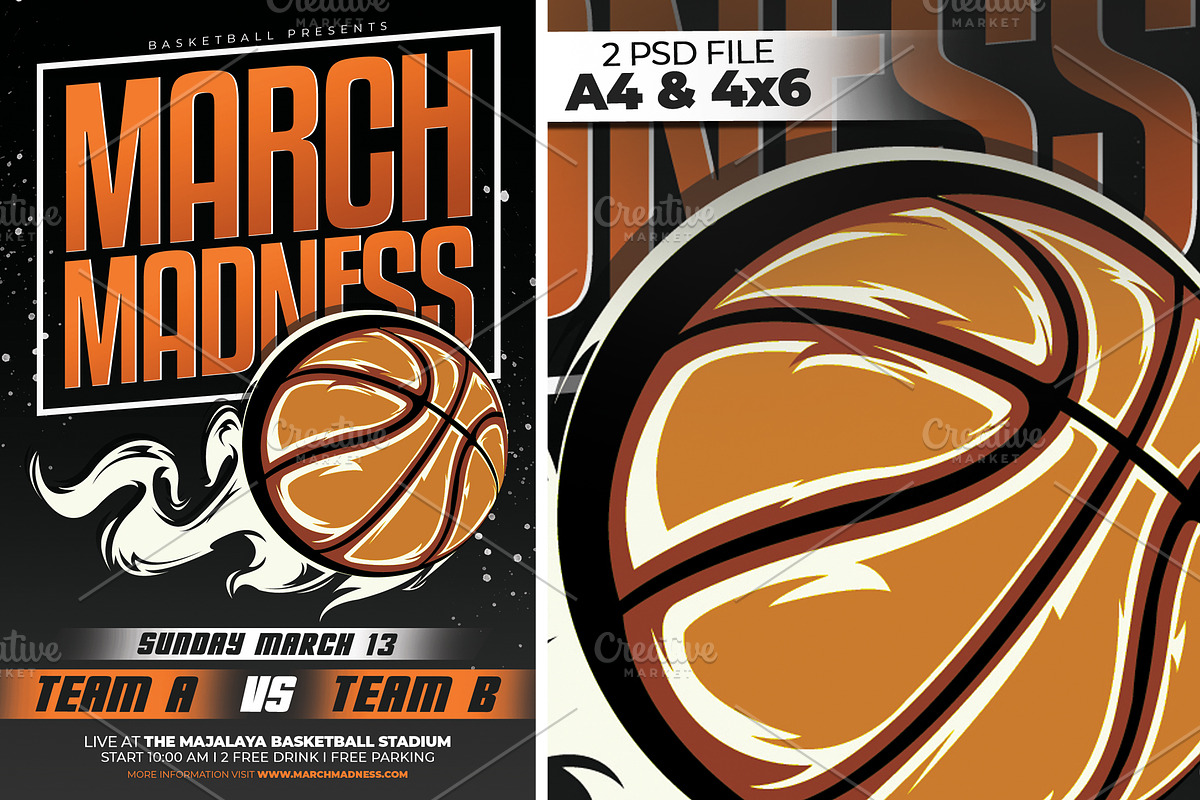 March Madness Flyer, a Flyer Template by AyumaDesign