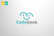 CodeGeek Logo, a Branding & Logo Template by Schneider Design Store