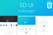 SD UI landing pages, a HTML Template by SD Themes