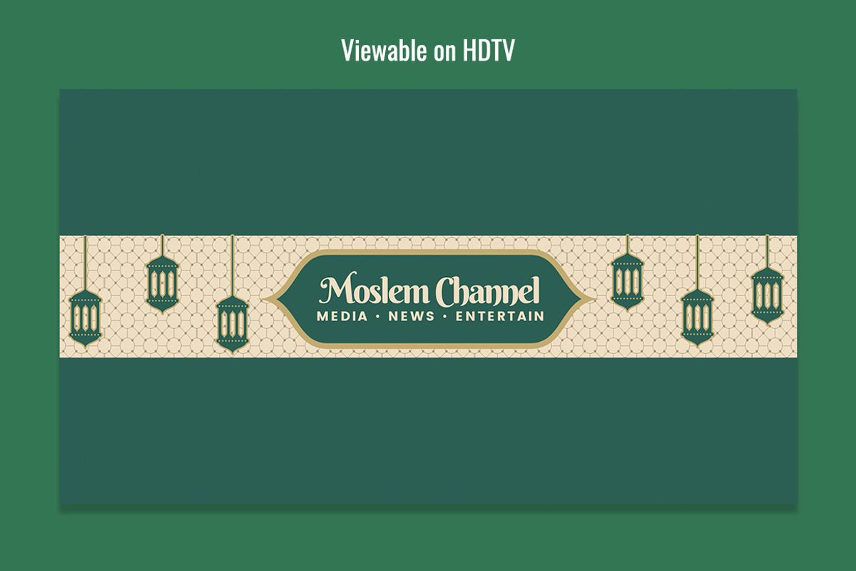 Youtube Channel Art - Islamic, a Templates & Theme by SlideFactory