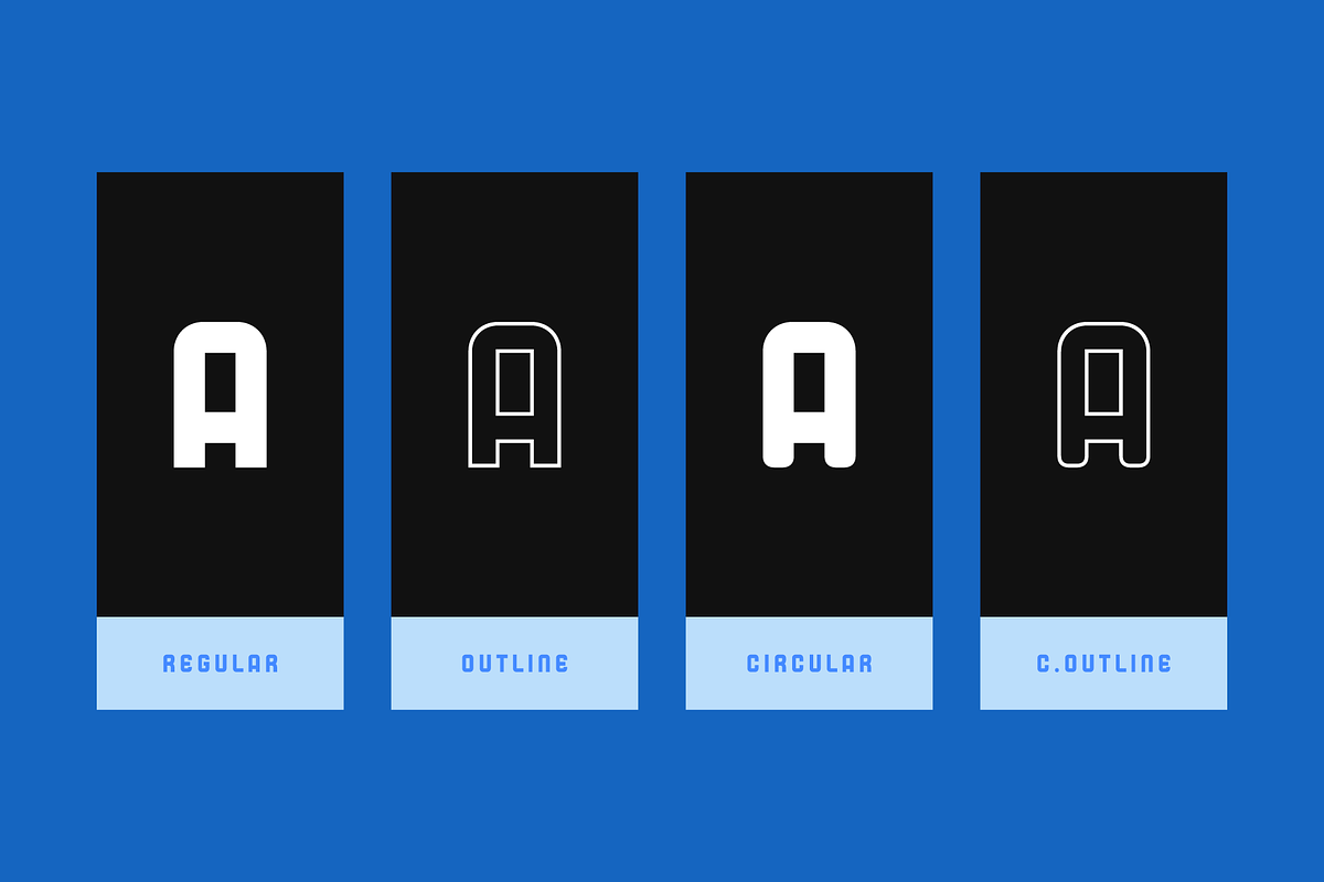 Blanco Typeface (112 Styles)