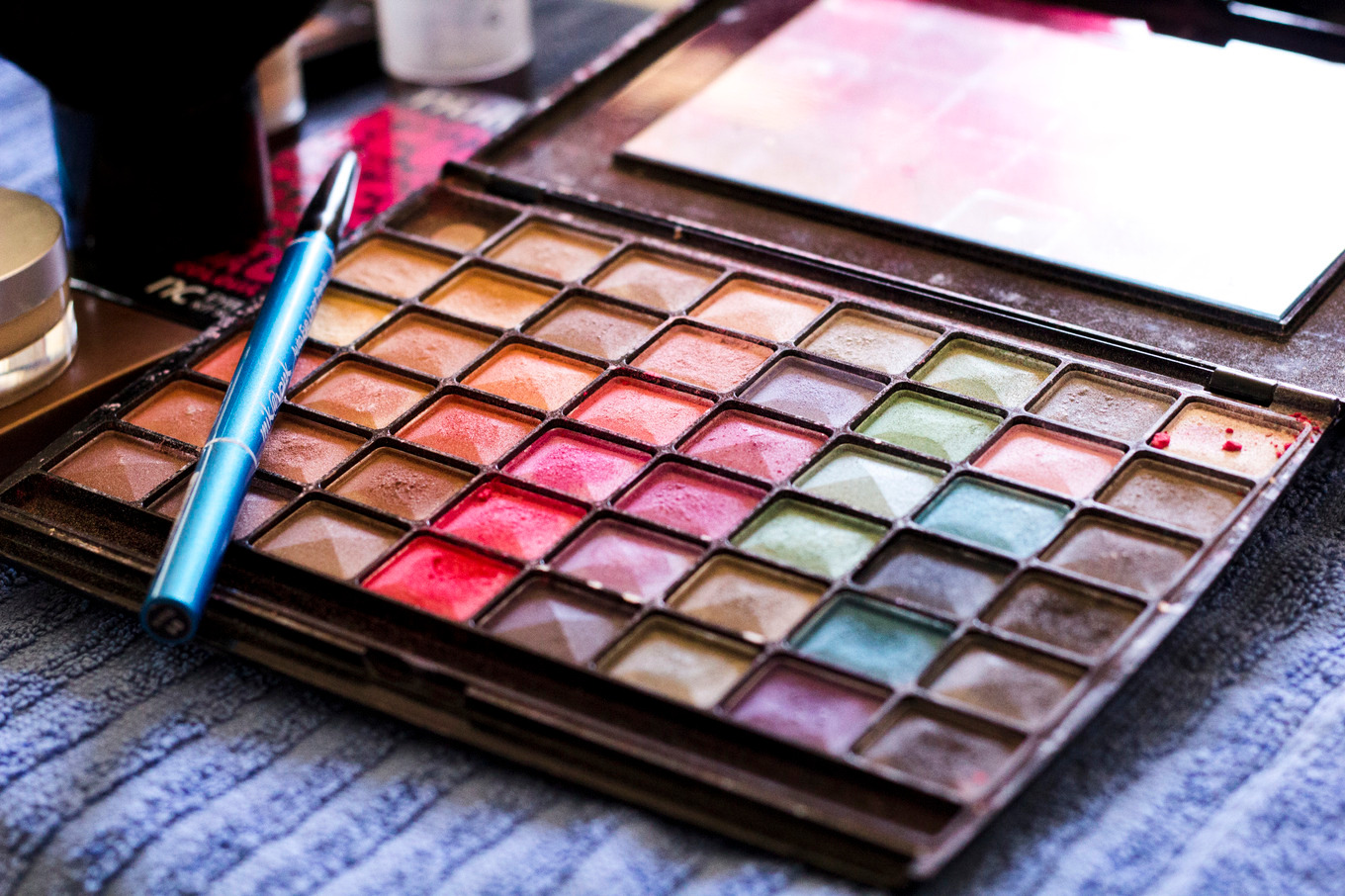 Colourful make up pallet, a Beauty & Fashion Photo by Dylan Martin ...