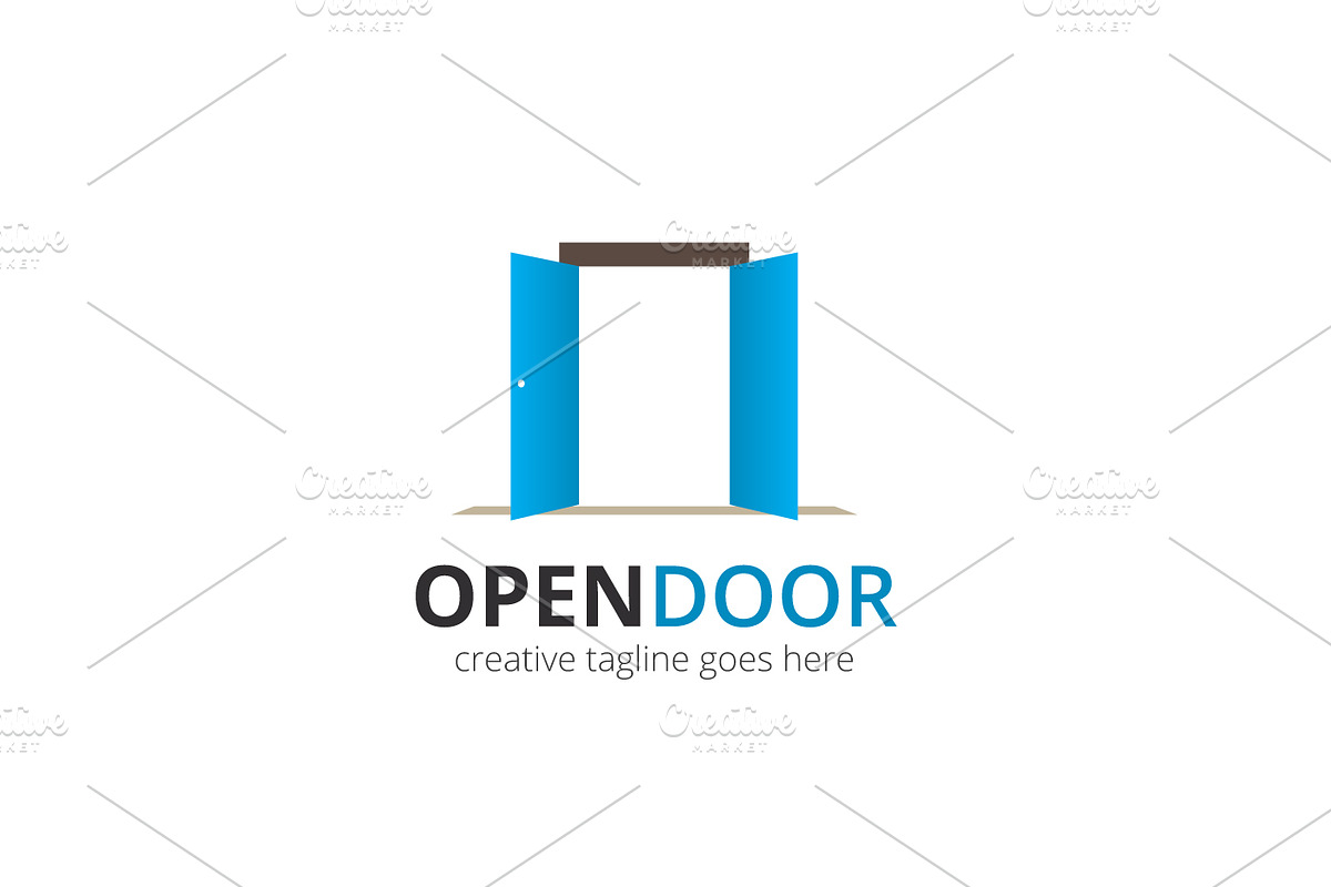 Open Door Logo, a Branding & Logo Template by XpertgraphicD