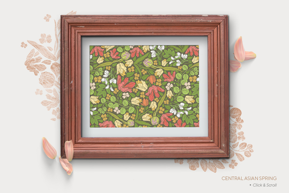 Colors of Spring patterns, a Pattern Graphic by Piñata