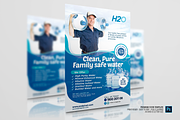 Water Delivery Services Flyer, a Flyer Template by PSDPixel