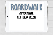 Boardwalk Procreate Lettering Brush