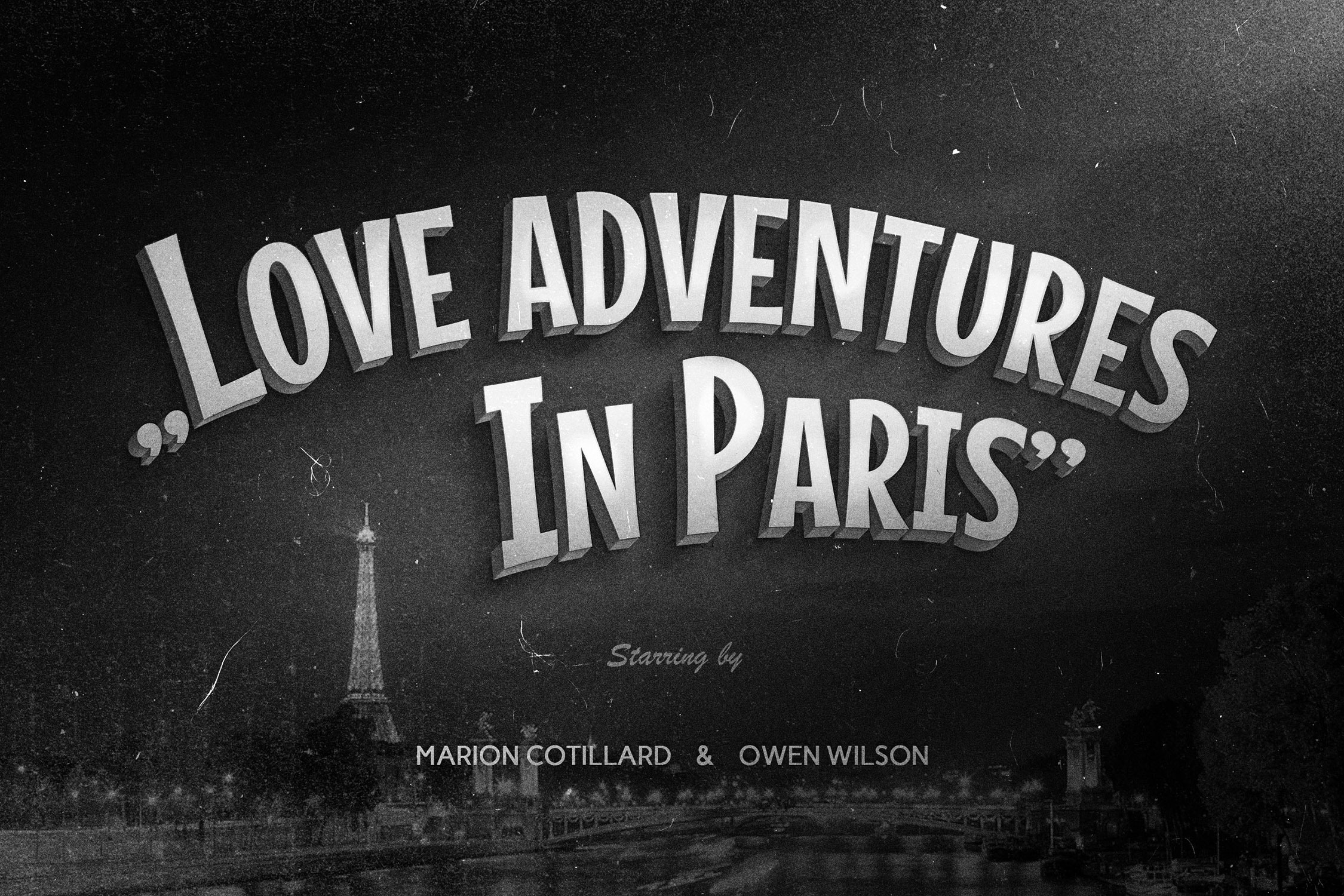 Motion Picture Retro Text Effect