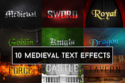 Medieval Text Effects, a Product Mockup by Krukowski Graphics