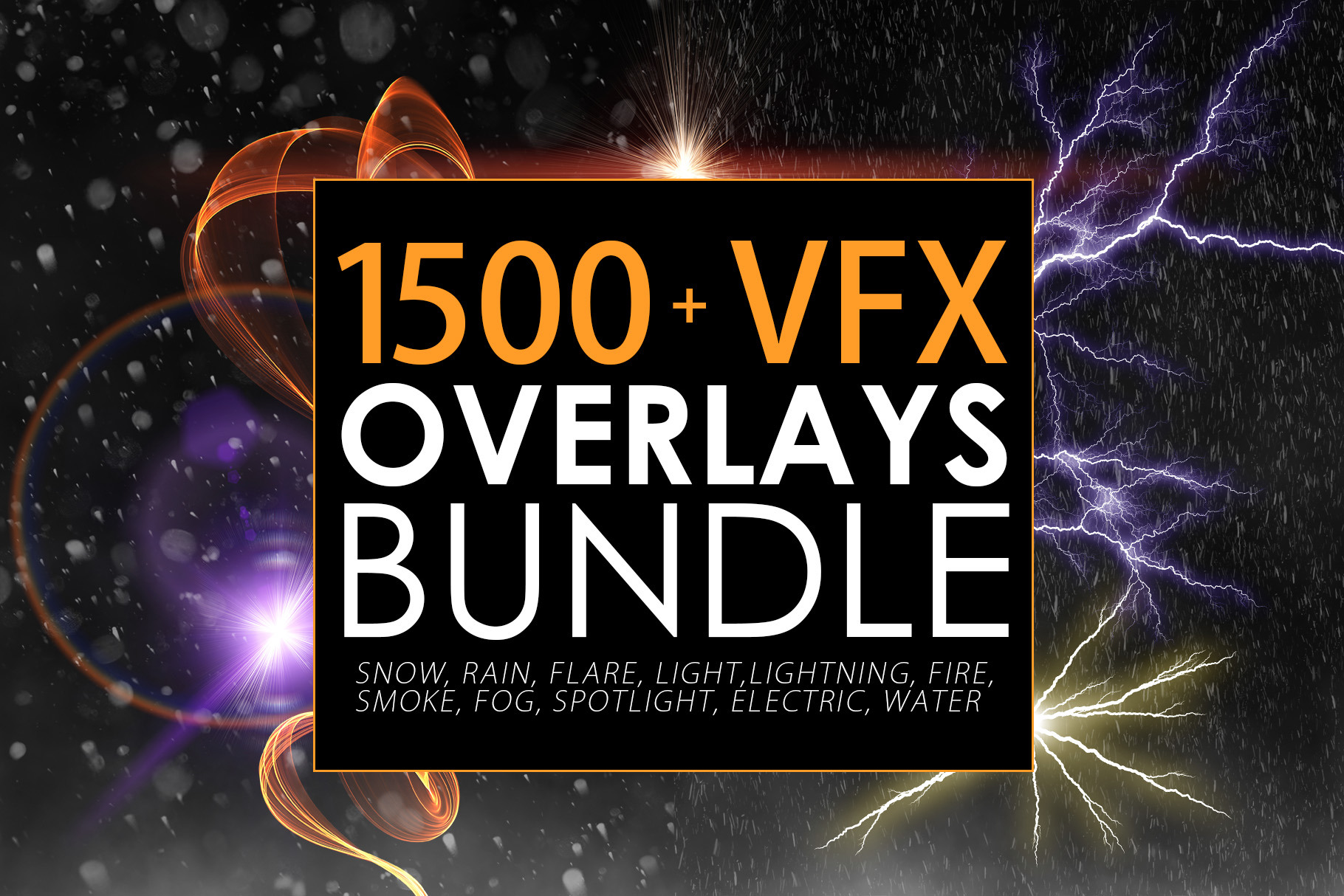1500+ VFX Overlays Bundle, a Texture Graphic by ArtistMef