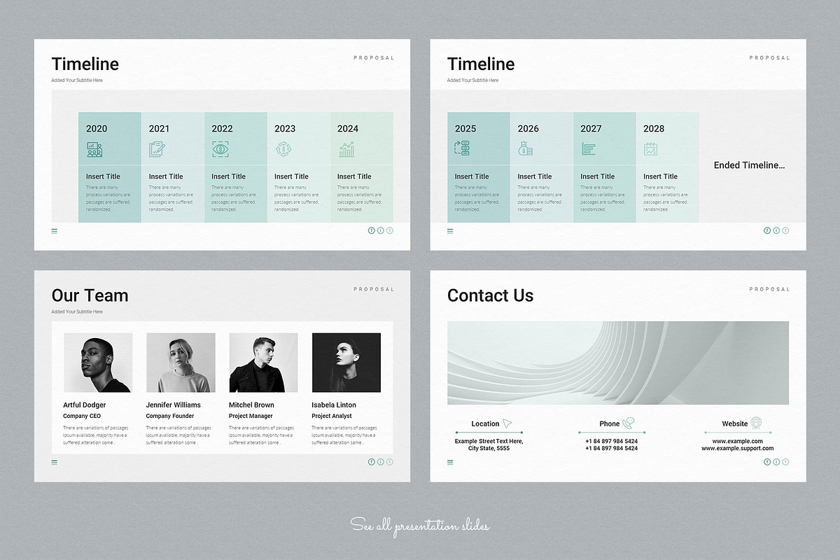 Project Proposal Presentation Design, a Presentation Template by ...