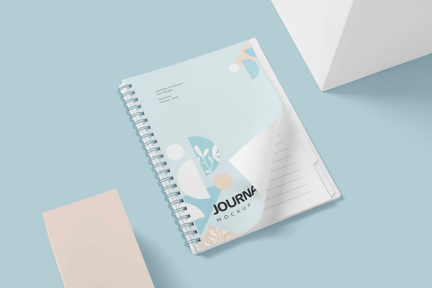 Journal Mockups, a Books & Magazine Mockup by DesignNeutrons